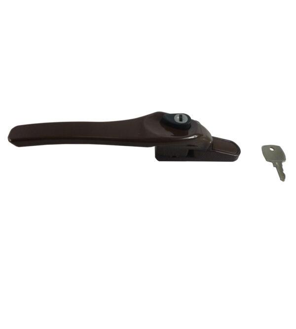 Sealco Timber Cockspur Window Handle Locking Brown Right Hand - Sealco ...