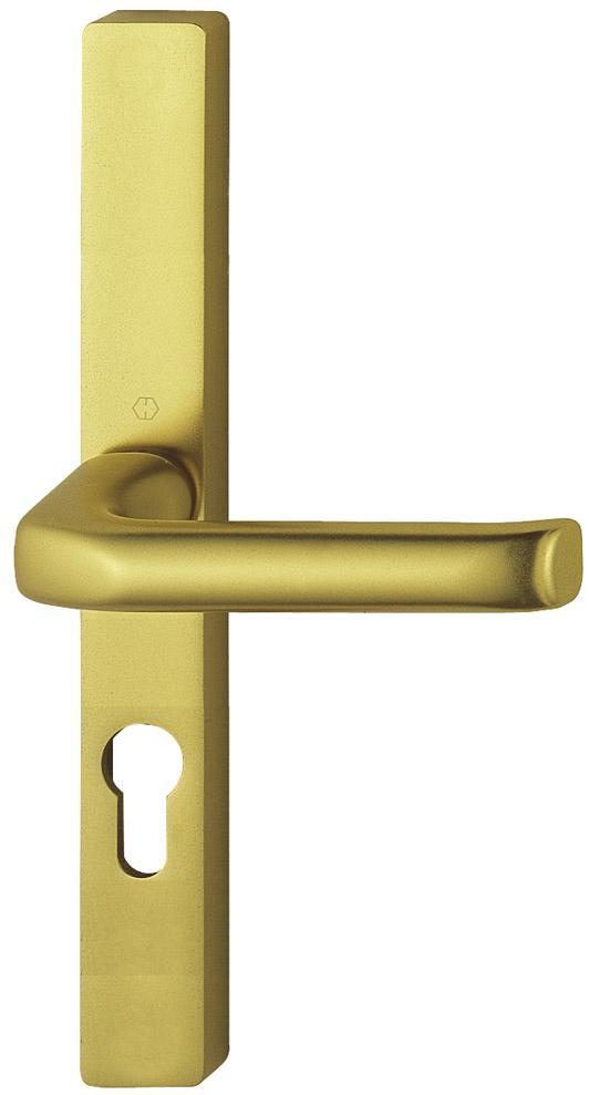 Hoppe F1 Matt Silver Handles 48mm Centre Euro Profile Door Handle ...