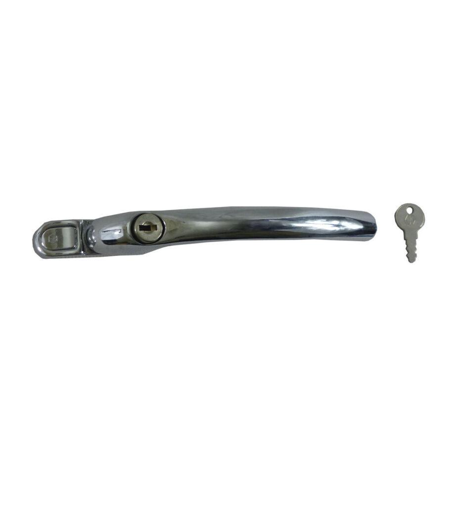 Hoppe Tokyo Inline Polished Chrome Locking 40mm Spindle Window Handle ...