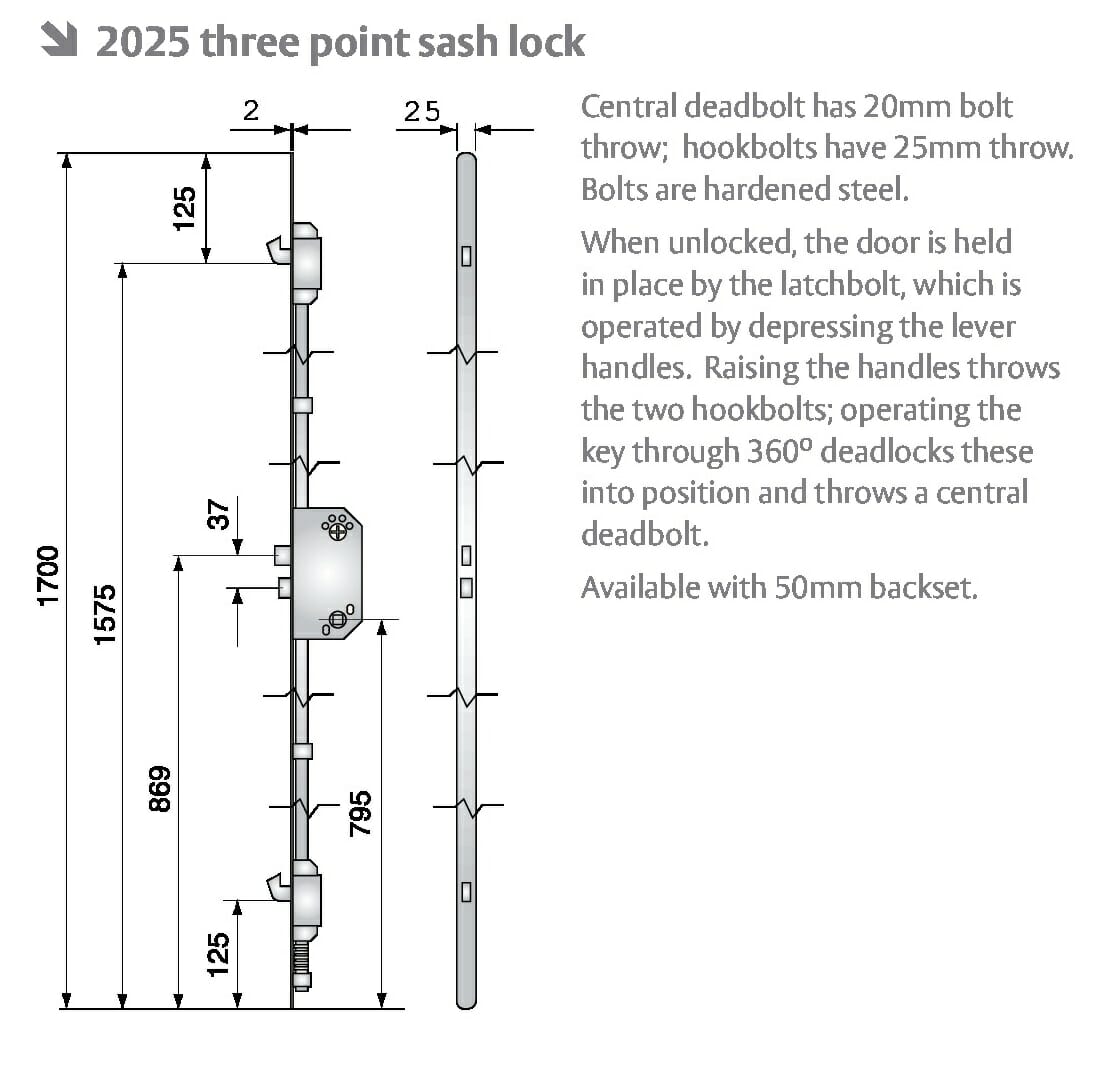 Fix 2025 Door Lock Right Hand | Sealco Scotland