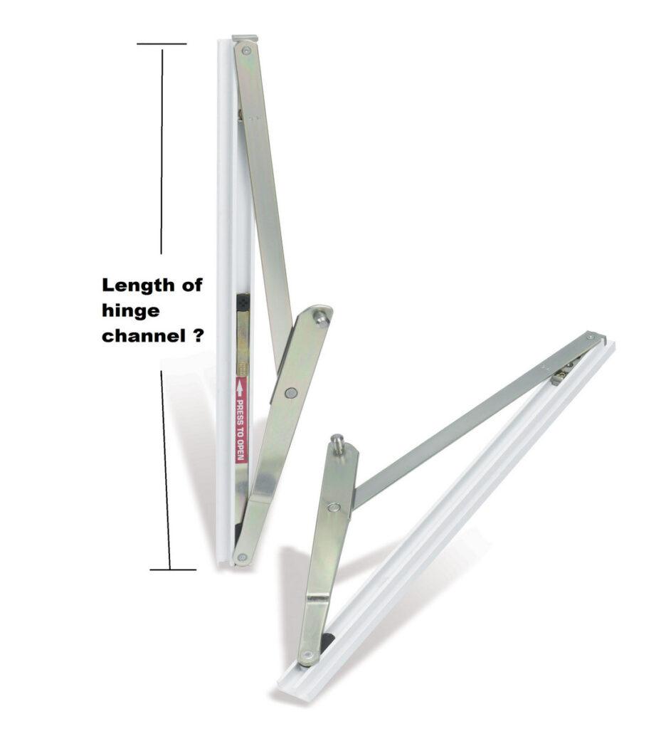 Yale Module 9 (818mm) Top Turn Window Hinge (PAIR)