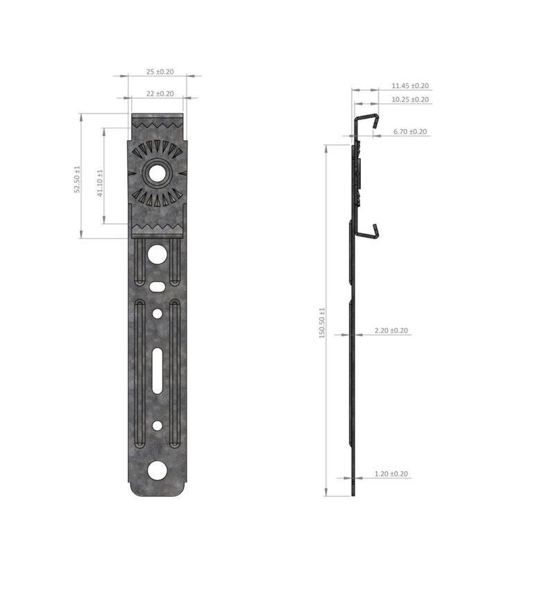 Rehau 706 Window Fixing Clips (Box of 250) - Sealco Scotland
