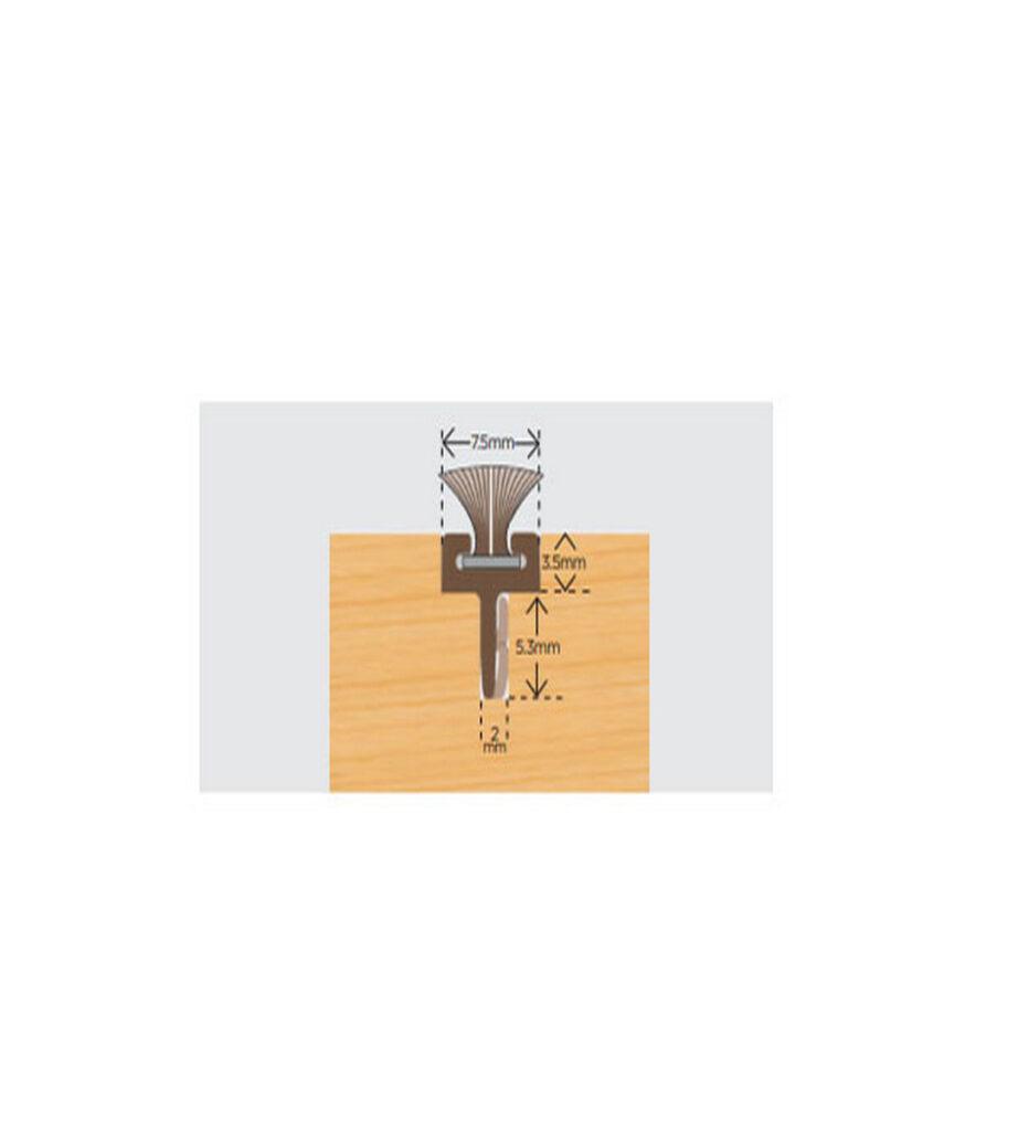 Centre Leg Carrier White c/w 6.5mm weatherpile 2.1m + Fin - Sealco Scotland