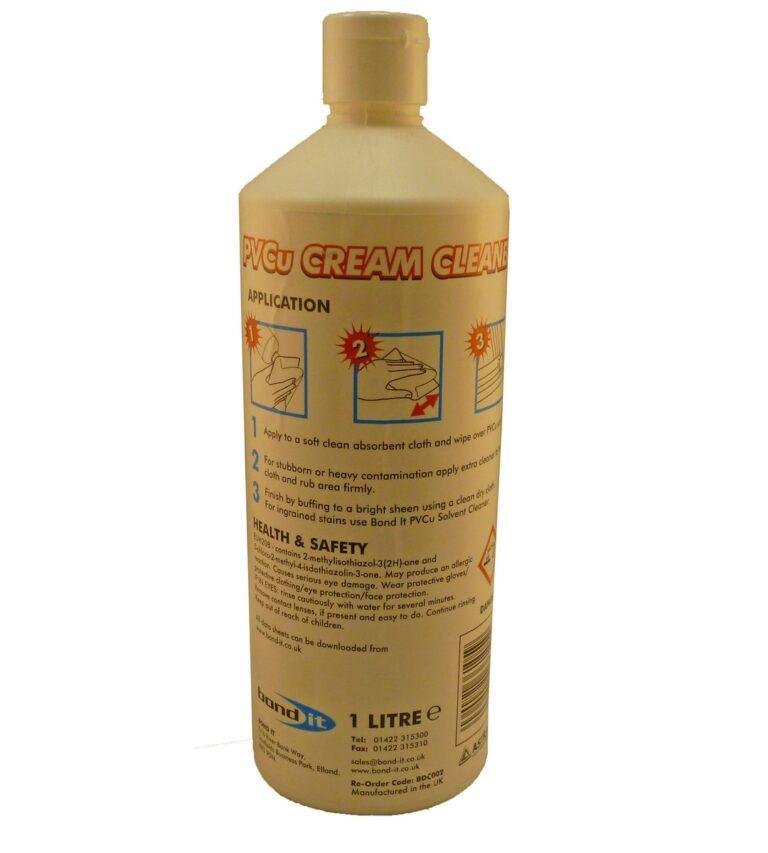 Bond It PVCU Solvent Free Cream Cleaner 1 Litre - Sealco Scotland