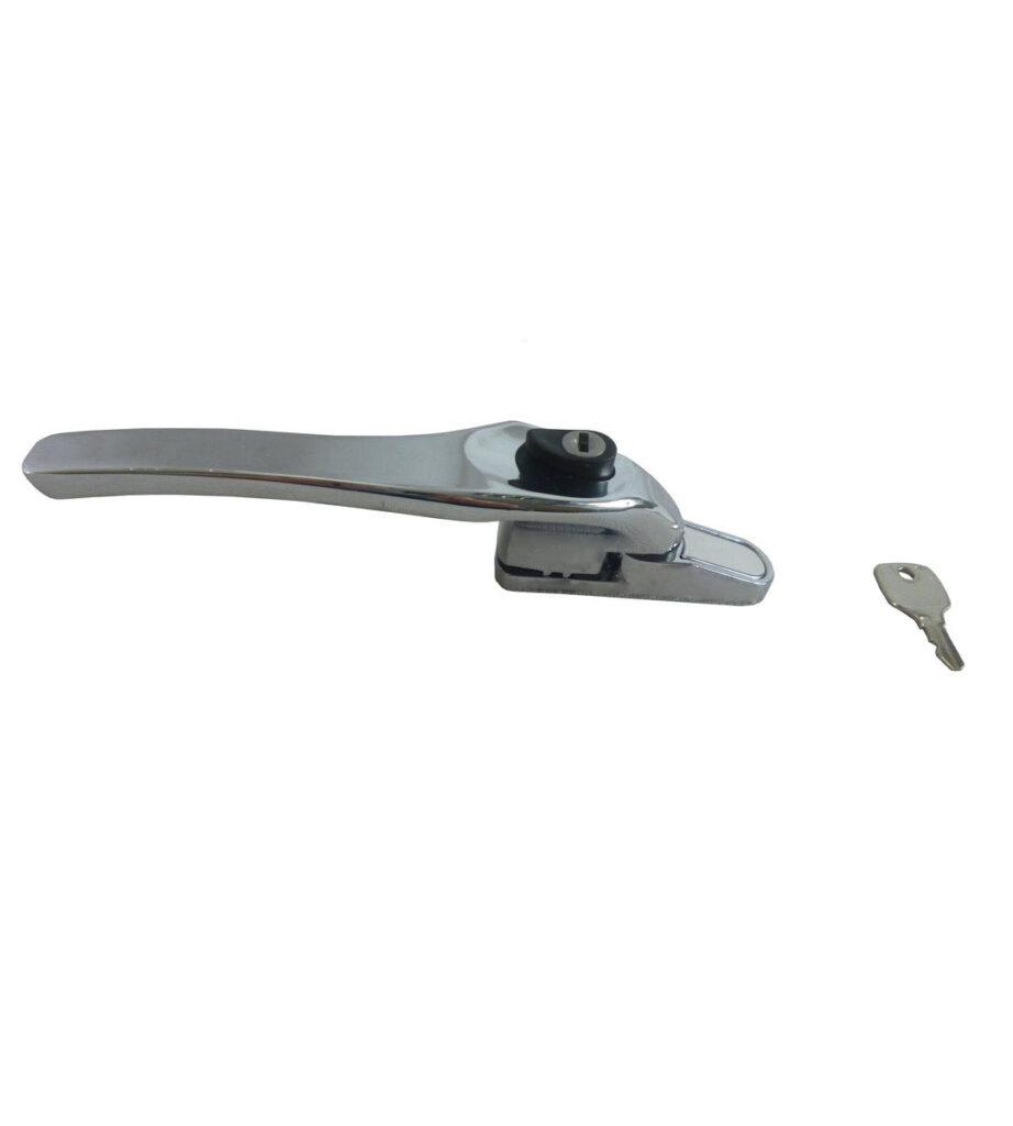 Sealco Timber Cockspur Window Handle Locking Polished Chrome Right Hand ...