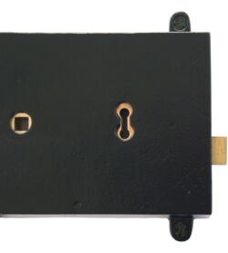 From The Anvil Black Rim Lock & Cast Iron Cover - Sealco Scotland