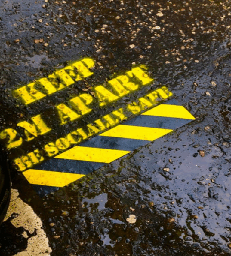 Social Distance Floor Tape 33mtr - Sealco Scotland