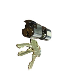 ASSA Scandi Internal & External Oval Cylinder - Chrome - Sealco Scotland