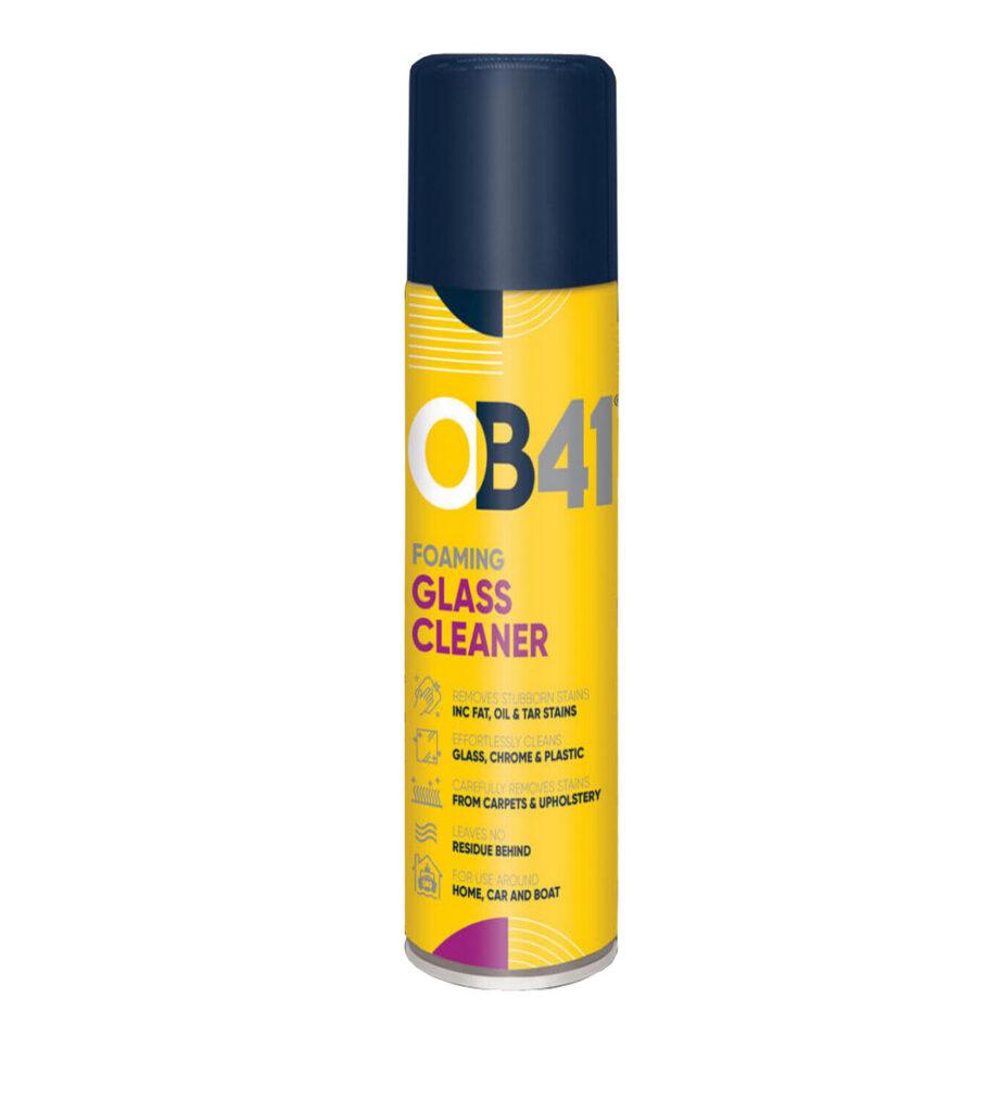 OB41 Foaming Glass Cleaner Aerosol Spray 400ml - Sealco Scotland
