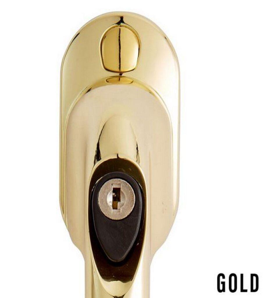 Endurance MK3 Gold - Inline 15mm Spindle Window Handle - Sealco Scotland