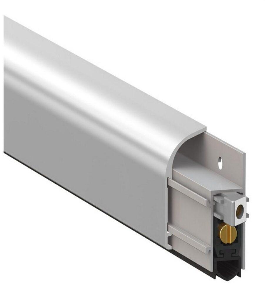 1750 SURFACE MOUNTED DROP SEAL SILVER 1030mm - Sealco Scotland